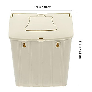 balacoo Bird Cage Parrot Breeding Box Nesting Box: 2pcs Parakeet Bird Nest House Cage Mounted Plastic Hanging Bird Hut for Finch Cockatiel Budgie Conure Parrot