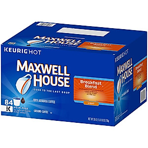 Maxwell House Breakfast Blend Coffee , Single Serve Keurig K-Cup (84 ct)