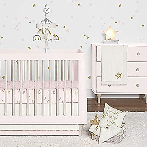 Just Born Boys and Girls Newborn Infant Baby Toddler Nursery Dream Super Soft Plush Receiving Swaddle Blanket, Pink, One Size