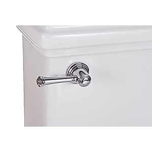 Miseno MNO240C2BWH Miseno MNO240C Santi Two-Piece High-Efficiency Toilet with Elongated Chair Height Bowl - Includes Soft Close Seat, Wax Ring Kit, and Classic Style Tank Lid