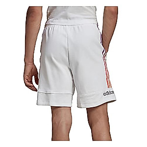 adidas Originals Men's Sport Foundation SweatShorts, White, Small