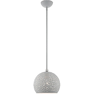 Livex Lighting 49181-80 1 Light Nordic Gray Pendant