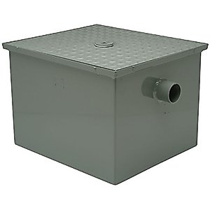Zurn GT2700-10-2NH GT2700 2" No-Hub Grease Trap with Flow Control, 10 GPM