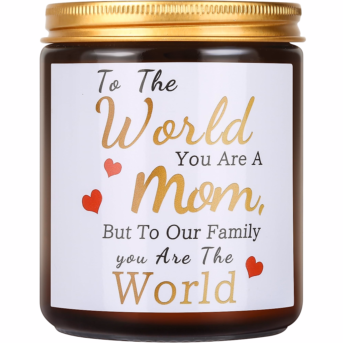 Lavender Scented Candles, Gifts for Mom from Daughter Son, Handmade Scented Candle - Gifts for Mom, Thanksgiving, Christmas, Mothers Day Gifts, Amber & Oud Scented Soy Candle.