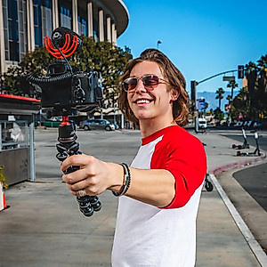 JOBY GorillaPod Advanced Mobile Vlogging Kit, Universal Vlogging Kit, Mobile Phone Creators, Beamo LED Light, Wavo Microphone, GripTight Phone Clamp, Dynamic Microphones, Mini Microphone