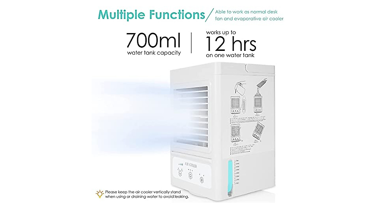 Portable Air Conditioner with Rechargeable Battery | Stay Cool Anywhere