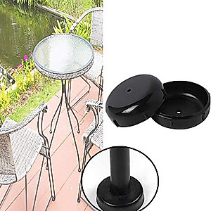 Wrought Iron Chair Glide Protector - Patio Outdoor Furniture Table Feet Leg Cap 1-1/2" Diameter Replace Accessories (16pcs)