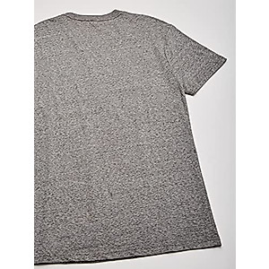 Disney Men's Giant Mickey Mouse Gray Graphic T-Shirt, Grey, Large