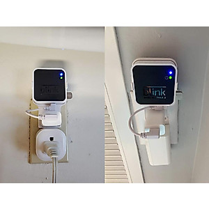 256GB USB Flash Drive and Outlet Mount for Blink Sync Module 2, Save Space and Easy Move Mount Bracket Holder for Blink Outdoor Indoor Security System (Blink Sync Module 2 is NOT Included)
