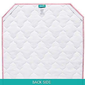 Cot Sheet for Standard Size Daycare/Pre-School Cot Kids Nap Mat Sheet 23" x 51", Children’s Naptime Cot Sheet, Breathable Nap Mat for Boys and Girls, Pink