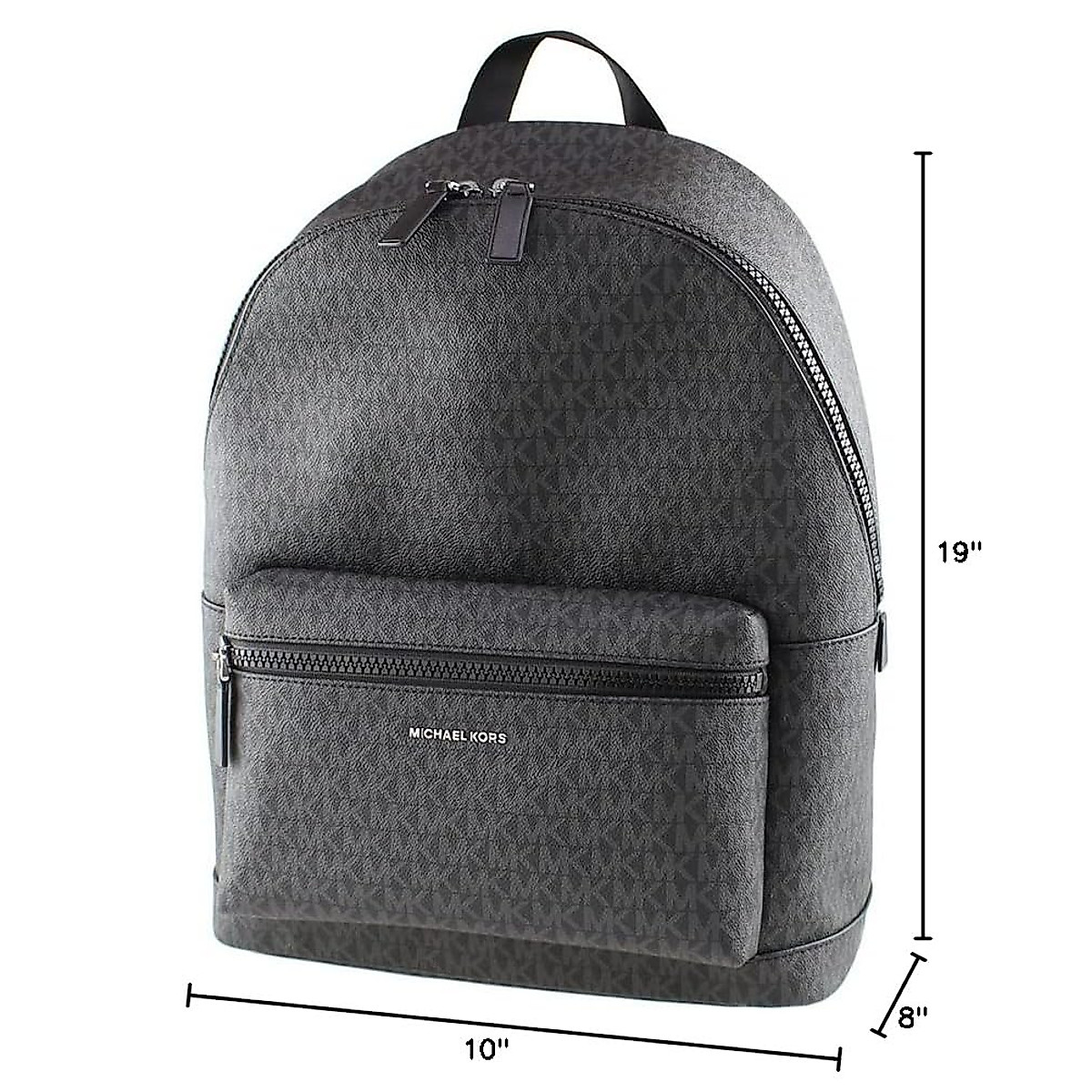 Michael Kors Men's Copper MK Logo Backpack Black