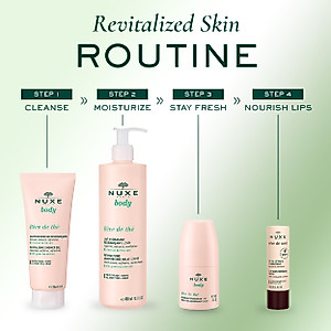 NUXE Aluminum Free Antiperspirant Deodorant Rêve de Thé. Natural 24-Hour Odor & Sweat Protection for Women, 1.6 Fl Oz