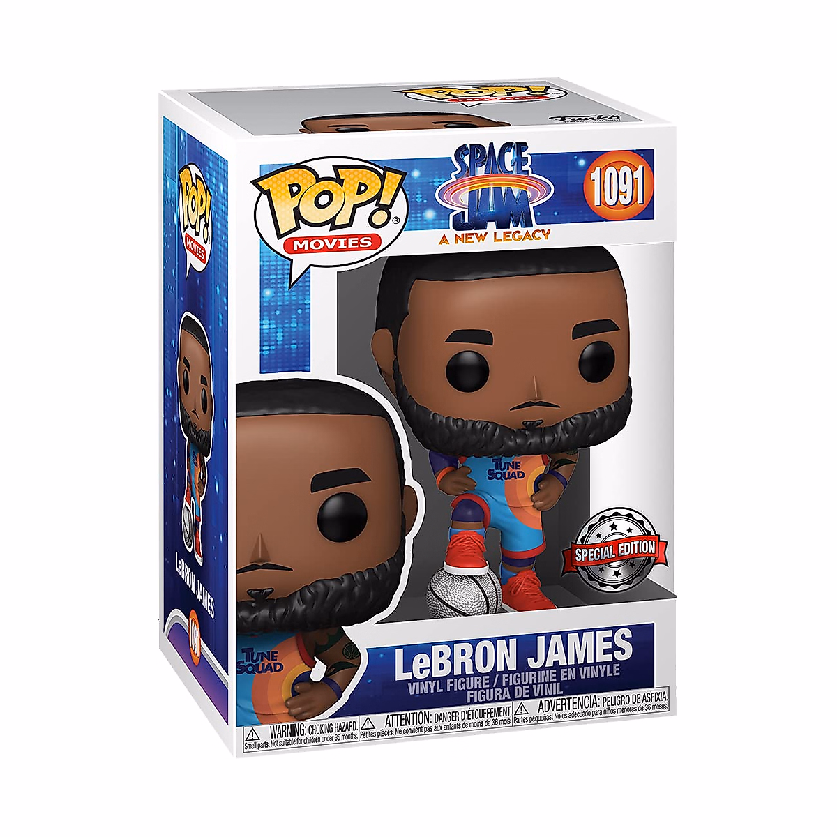 Funko Pop! Movies: Space Jam, A New Legacy - Lebron James, Amazon Exclusive Vinyl Figure