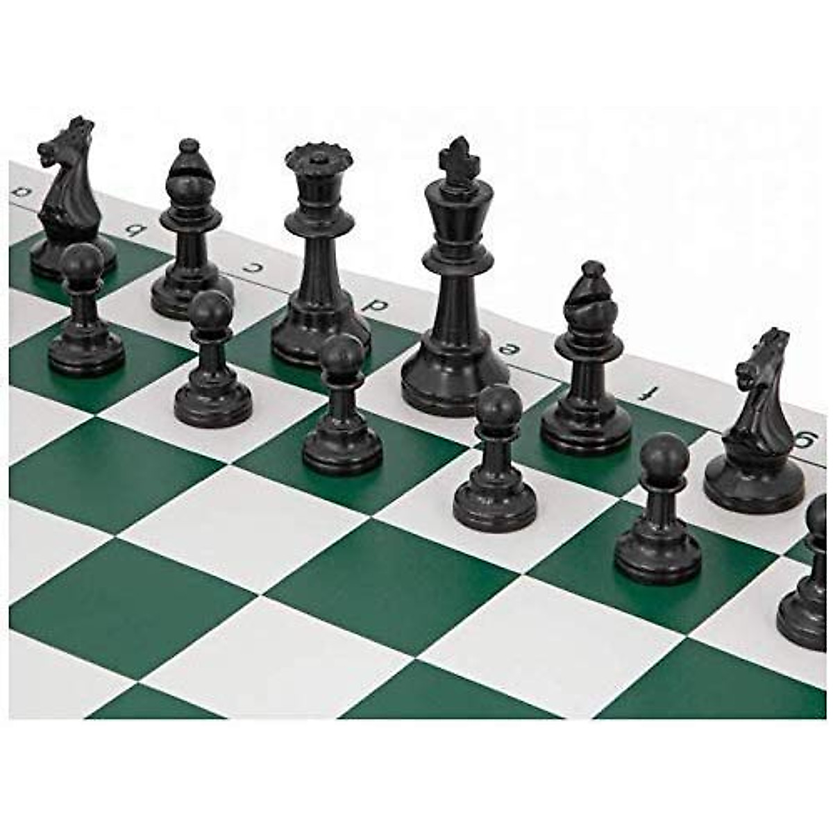 Tradeopia Corp. Chess Set Roll-up Travel Chess in Carry Bag with Shoulder Strap Easy to Carry (Premium Pieces)
