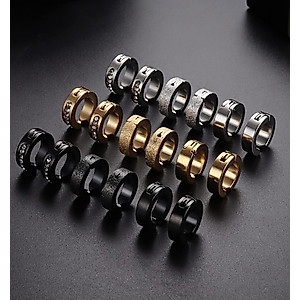 FIBO STEEL 9 Pairs Non-Piercing Earrings Stainless Steel Clip On Hoop Earrings For Men Women Paved CZ Ear Clip