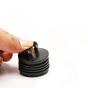 Bitray 8 Pcs Kayak Marine Boat Scupper Stoppers Plugs Bungs Waterproof Plug Rubber Plug for Kayak Canoe Boat Drain Holes Plugs