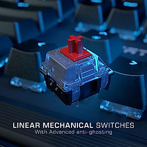 ROCCAT Pyro Mechanical Gaming Keyboard with RGB Lightning, Black (ROC-12-622) Burst Pro Lightweight Optical Gaming Mouse & ROCCAT Elo 7.1 USB Wired Surround Sound PC Gaming Headset