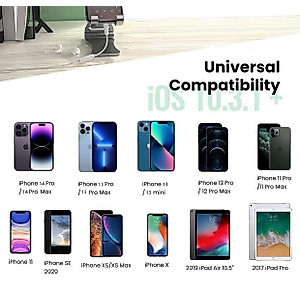 USB C to 3.5 mm Headphone Jack Adapter for iPhone 16 15, 2 Pack Type C Aux Audio Dongle Adapter Cable Cord Compatible for iPhone 16/16 Plus/16 Pro/16 Pro Max/15/15 Plus/15 Pro/15 Pro Max, iPad Pro