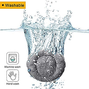 Mojonnie Soft Warm Cat Bed for Winter Cat Tent Self-Warming Sleeping Bed for Cats Fleece Pet Cave Bed for Winter Pets Puppy Indoor Pet Triangle Nest (Grey)