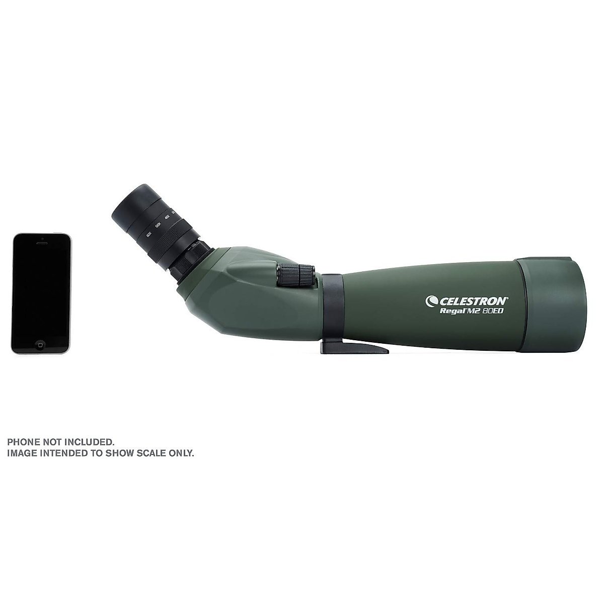 Celestron Regal M2 80ED Spotting Scope – Fully Multi-Coated Optics – Hunting Gear – ED Objective Lens for Bird Watching, Hunting and Digiscoping – Dual Focus – 20-60x Zoom Eyepiece