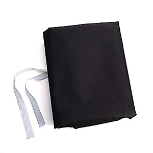 Keersi BBQ Grill Cover Waterproof Dustproof Barbecue Oven Protection Cover for Round Gas Charcoal Electric Barbecue Outdoor Garden Patio Barbecue Accessory with Storage Bag