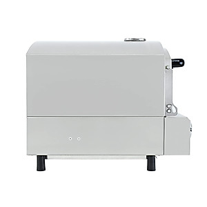 BNDHKR Commercial Electric Pizza Oven Countertop Stainless Steel Pizza Maker with 12" Pizza Stone for Outdoor Cooking, Portable Pizza Maker