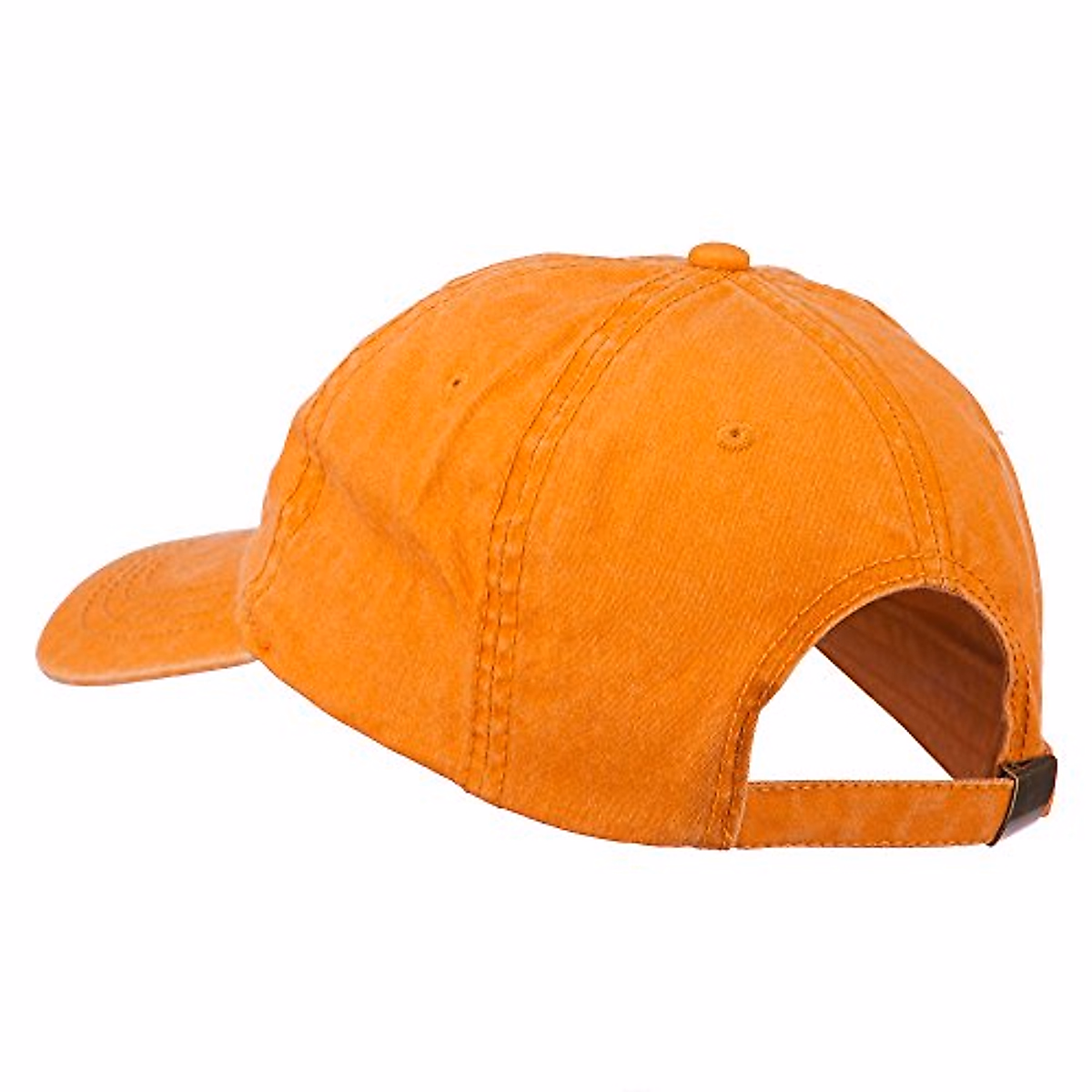 e4Hats.com Halloween Ghost Hunter Embroidered Washed Dyed Cap - Orange OSFM