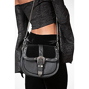 Killstar Westbound Buckle Star Stud Crossbody Chain Handbag Purse KSRA005538