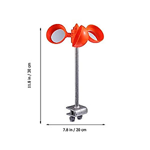 ULTECHNOVO Reflective Windmill Pinwheel Bird Control Scare Device for Garden Farm Pet Toys