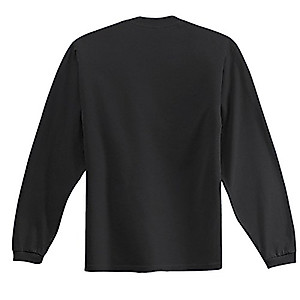 Fruit of the Loom Adult 5 oz. Long-Sleeve T-Shirt, Black, XL