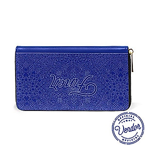 BBGreek Zeta Phi Beta Paraphernalia - Vegan Leather Zip Wallet - Sorority Gifts for Women - Official Vendor