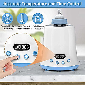 Bottle Warmer Heater Breastmilk Formula:Precise Temperature Control & BPA Free Universal Baby Water Bottle Breast Milk Warm The First Years