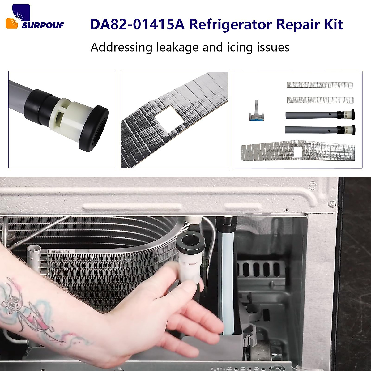 SURPOUF DA82-01415A Refrigerator Service Kit Fits for Samsung