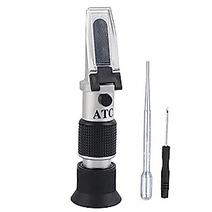 GLOGLOW Beekeeper Refractometer Portable High Measuring Range Honey Tester Sugar Water Content Measurement 58-90% Beekeeping Honey Concentration Meter