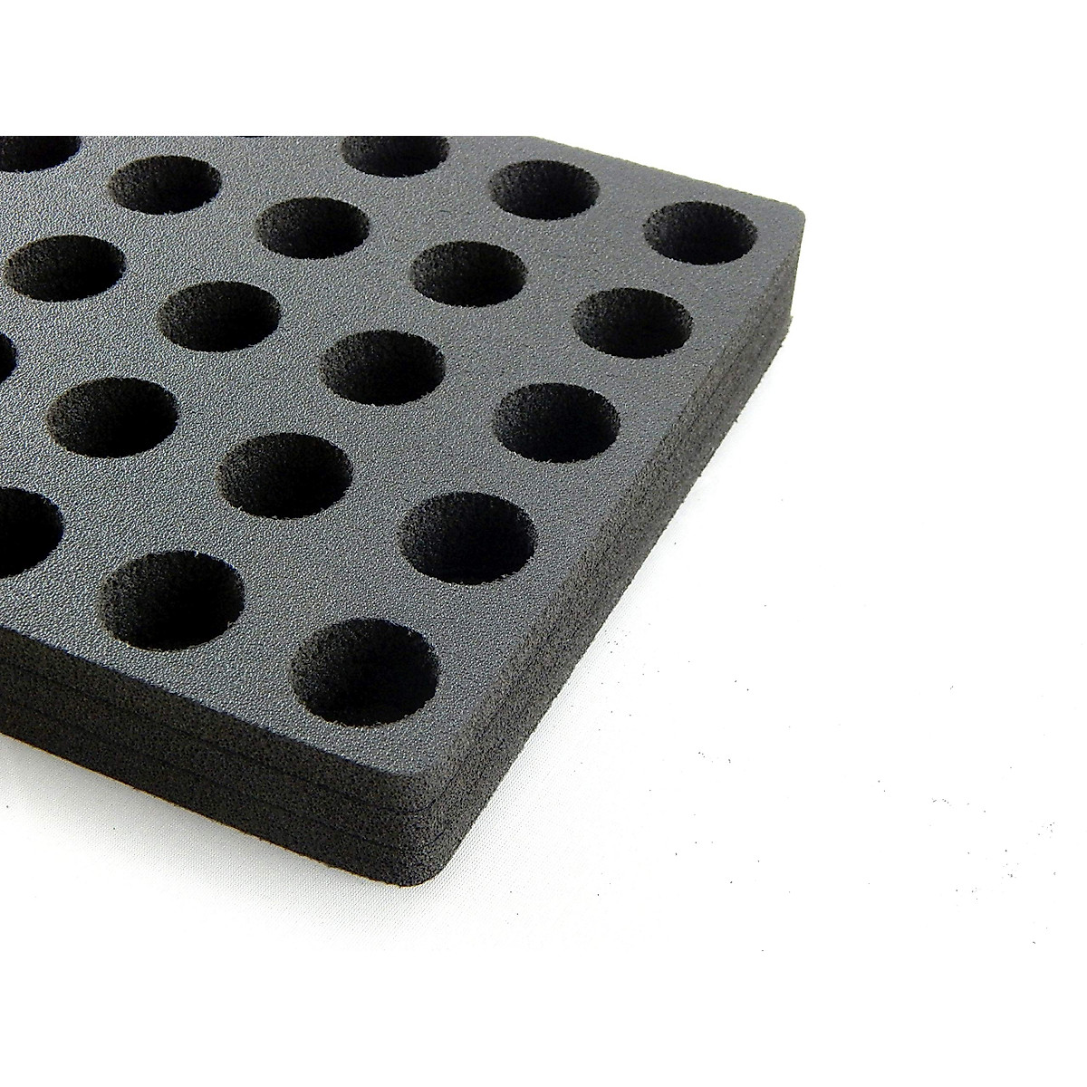 Polar Whale 2 Vial Racks Black Foam Storage Rack Holder Organizer Stand Transport Each Holds 25 Vials Fits up to 24mm Diameter