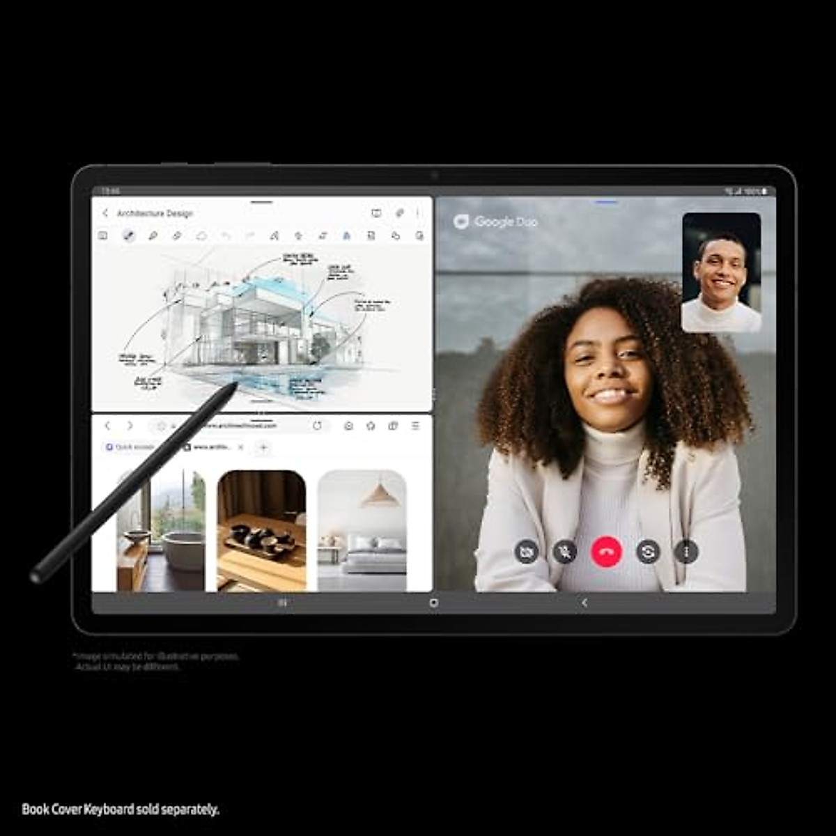 SAMSUNG Galaxy Tab S8 11” 128GB WiFi 6E Android Tablet, Large LCD Screen, S Pen Included, Ultra Wide Camera, Long Lasting Battery, US Version, 2022, Silver