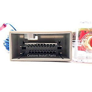 Factory Radio Add A Amp Amplifier Sub Interface Wire Harness Inline Converter Compatible with Honda