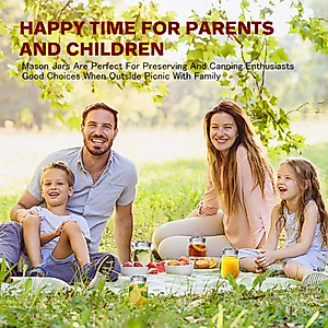 SLifeJars 30 Pcs Mason Jars 8 oz Regular Mouth Clear Glass Jars with Airtight Leak Proof Lids and Bands Canning Jars Reusable Spice Jars for Kitchen Food Storage Prep Overnight Oats Jam Jelly Honey