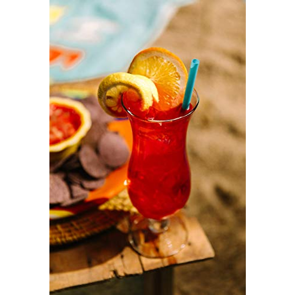 phade Eco-Friendly 10.25" Giant Drinking Straws 250 Count - Sustainable Marine Biodegradable Compostable Individually Wrapped, 1 Pack