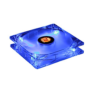Thermaltake Blue-Eye Silent Smart 80mm Blue Led Case Fan with Adjustable Fan Speed Control AF0025