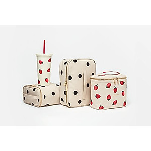 Kate Spade New York Women's Lunch Tote, (Out To Lunch) Big Deco Dot, Canvas