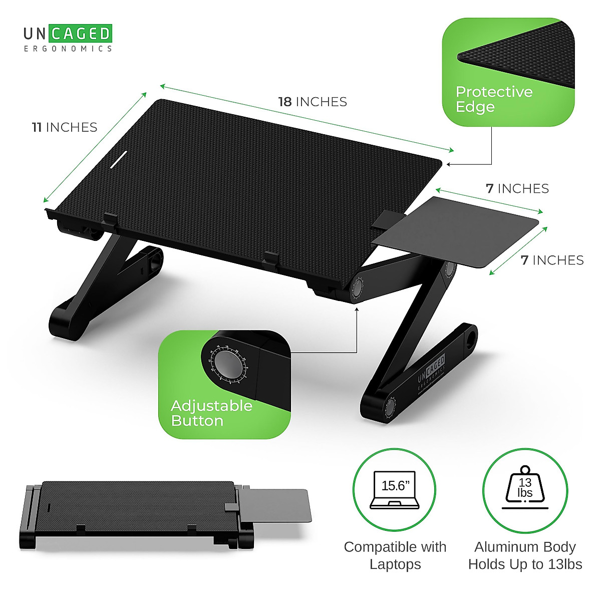 WorkEZ Keyboard and Mouse Tray ergonomic on-desk riser stand adjustable height angle negative tilt Raise computer keyboards to Standing Height sit stand-up standing accessories lift black