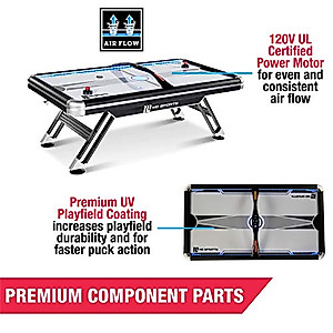MD Sports 7.5' Titan Air Powered Hockey Overhead Score Table With Pusher and Puck Set
