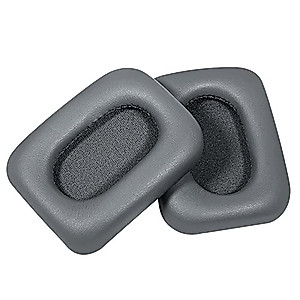 Replacement Earpads Protein Leather Ear Pads Cushions Cover Repair Parts Compatible with Monster Inspiration Over-Ear Headphones (Grey)