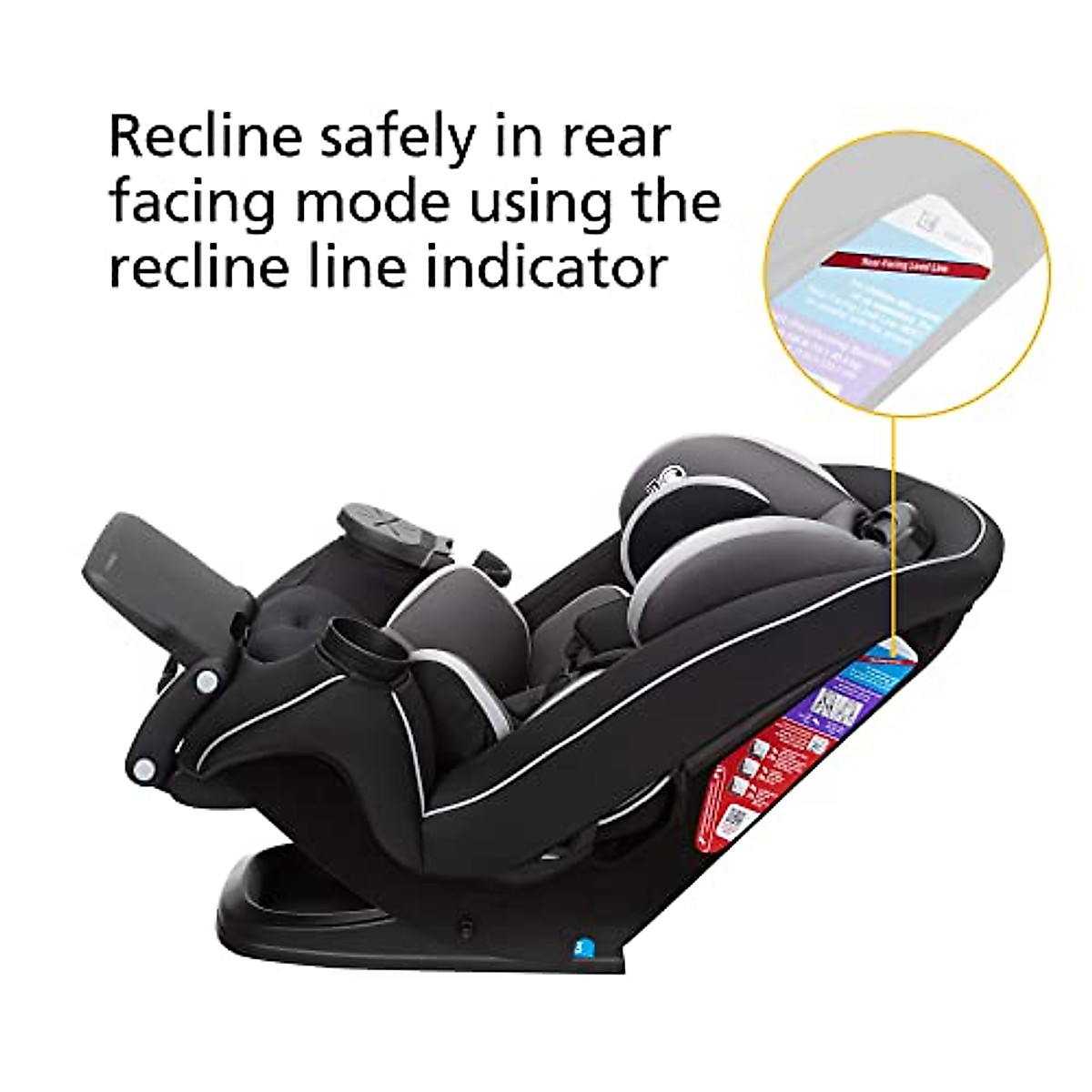 Safety 1st Grow and Go™ Extend 'n Ride LX All-in-One Convertible Car Seat, Winehouse