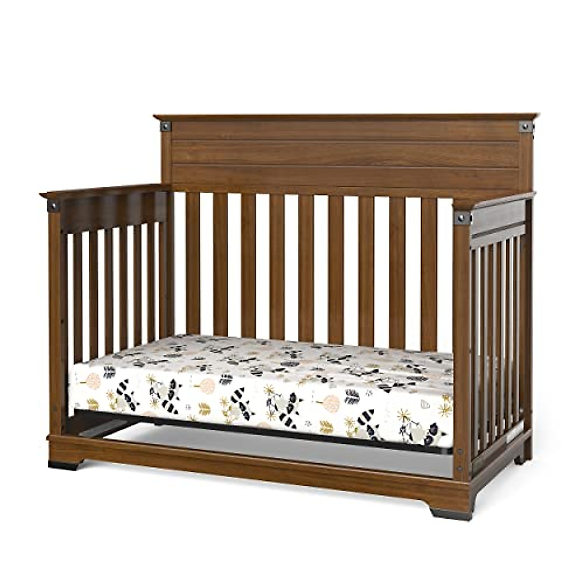 Child Craft Redmond 4-in-1 Convertible Crib, Coach Cherry
