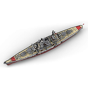 Bismarck Battleship Building Block Bricks Model MOC Toys Gift(7164 PCS)