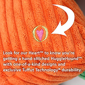 HuggleHounds Knotties Dog Toys for Large Dogs - Plush Dog Toy for Aggressive Chewers - Squeaky Interactive Puppy Toys - Soft Yet Tough, Durable Stuffed Pet Chew Toy for All Breeds | Large Frog