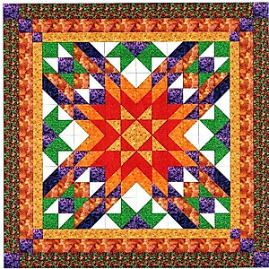 Easy Quilt Kit Autumn Star/Precut/Ready to Sew!!