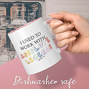 Mugged Off Farewell Gifts I Used to Work with Absolute Legends Mug Funny Retirement Leaving Gifts New Job for Work Boss Leaving Job Gift Colleague Cute Goodbye Gifts